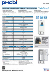 phcbi _실험실용챔버류 - Brochures & Data Sheet