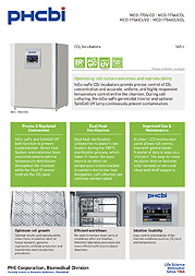 phcbi _실험실용챔버류 - Brochures & Data Sheet