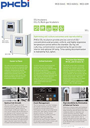 phcbi _실험실용챔버류 - Brochures & Data Sheet