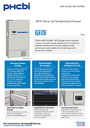 phcbi _실험실용챔버류 - Brochures & Data Sheet