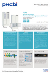 phcbi _실험실용챔버류 - Brochures & Data Sheet