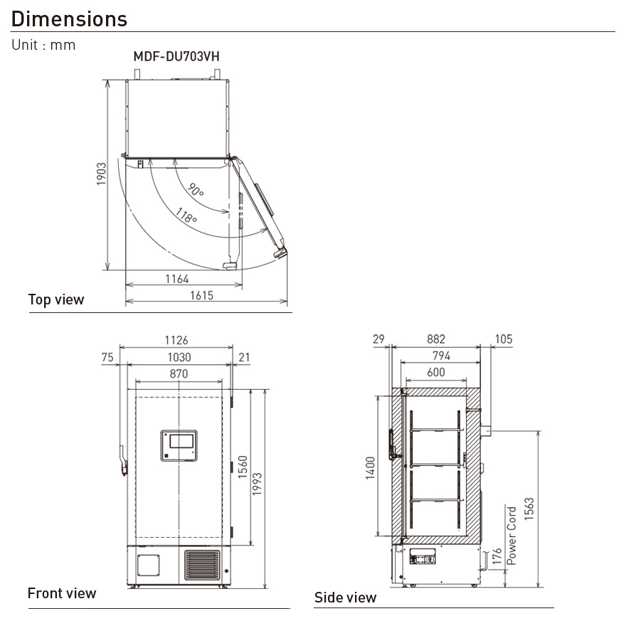 MDF-DU703VH | VIP ECO Ultra Low Freezer | PHCbi