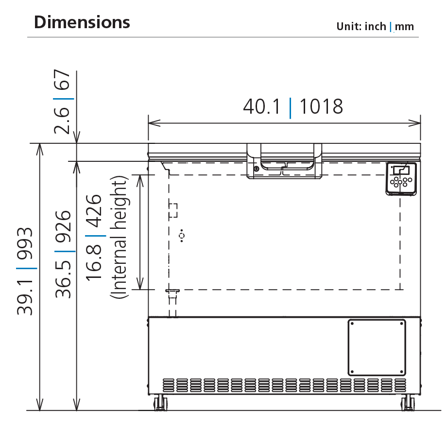 -86°C Chest Freezer MDF-DC202VH-PA | PHCbi