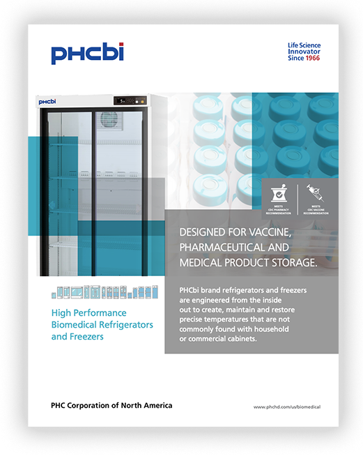 Vaccine Freezers and Medical Refrigerators | PHCbi